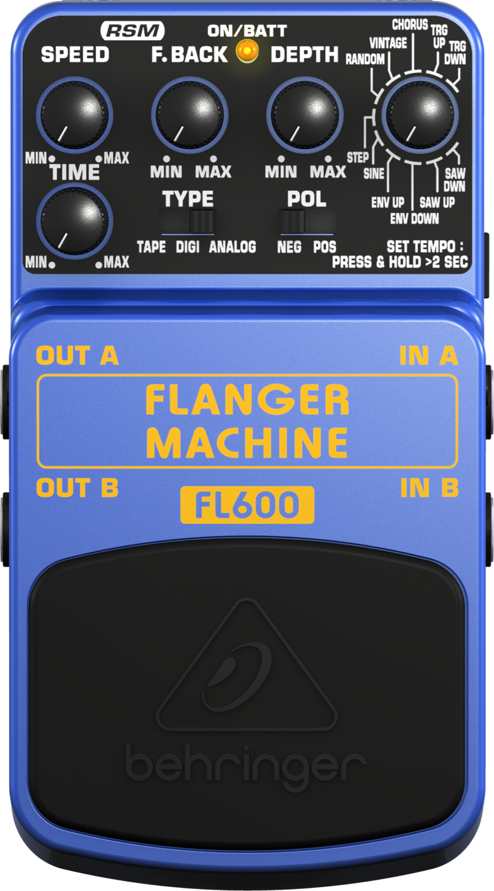Behringer FL600 Pedal de efectos de modelado Ultimate Flanger