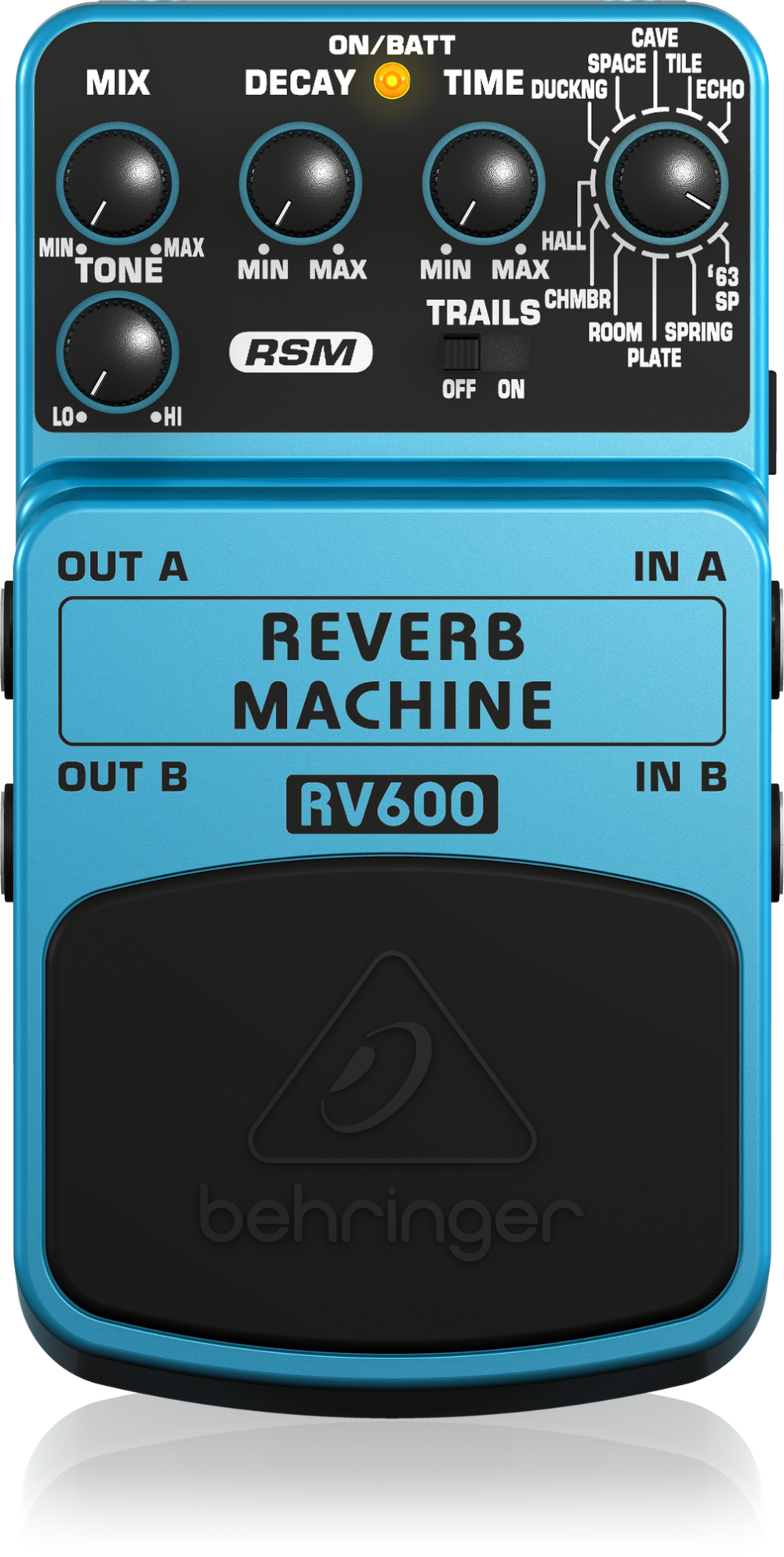 RV600 | Behringer | Pedal de efectos de modelado Ultimate Reverb