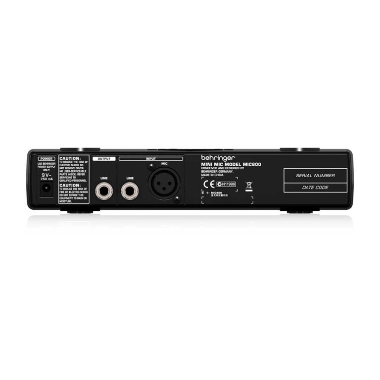 MIC800 | Behringer | Preamplificador de modelado de micrófono ...