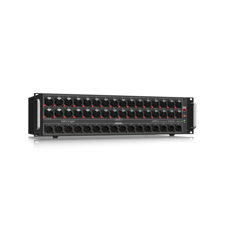 Behringer S32 Stage Box con 32 preamplificadores Midas con control ...