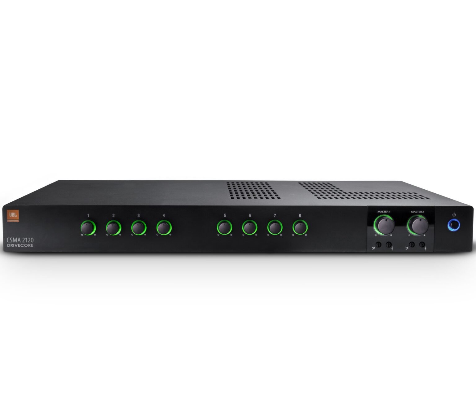 JBL CSMA-2120 Amplificador/ Mezcladora de 8 entradas, 120W - Ultramar Audio