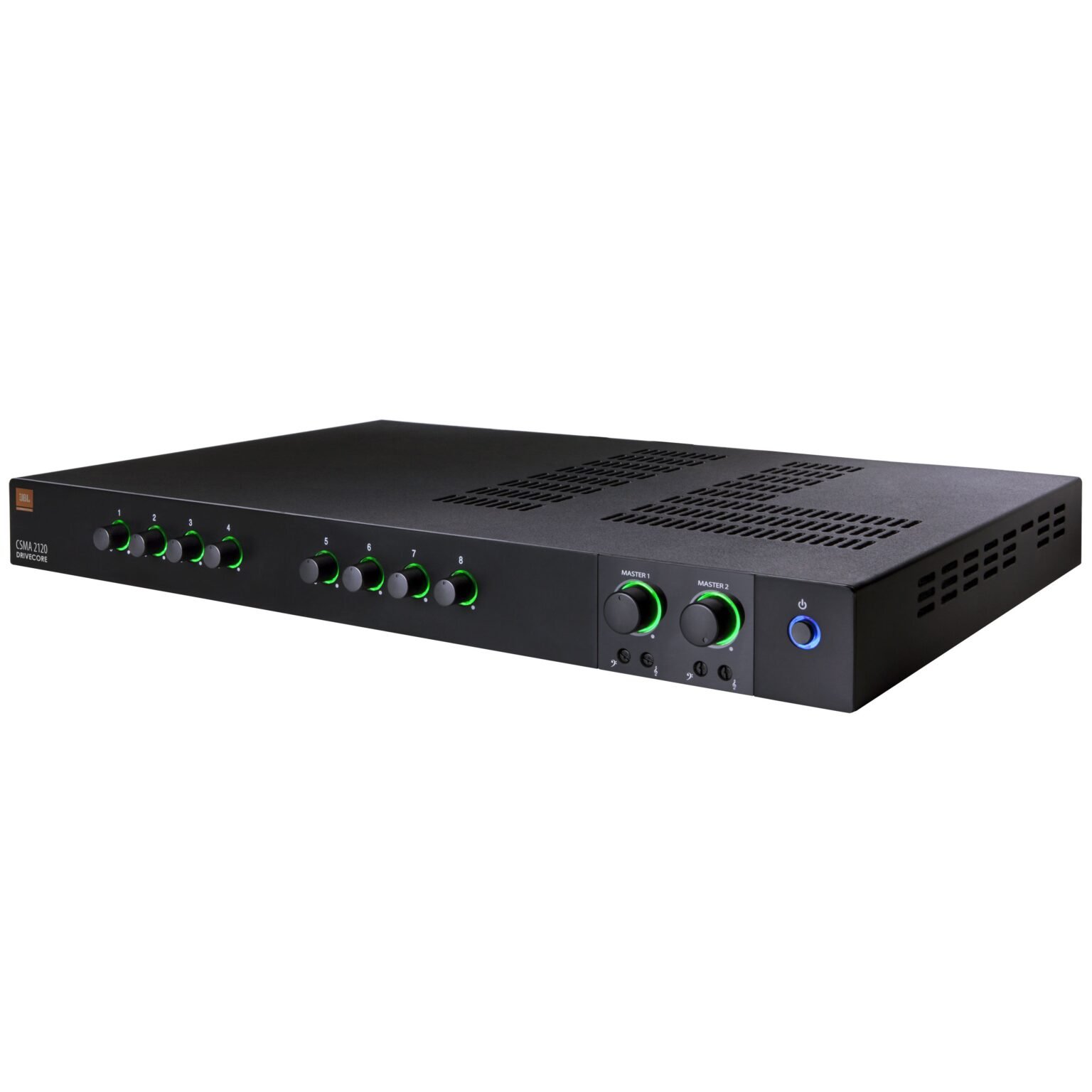 JBL CSMA-2120 Amplificador/ Mezcladora de 8 entradas, 120W - Ultramar Audio