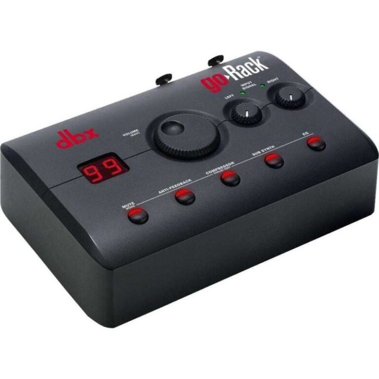 DBX-GORACK PROCESADOR DE AUDIO CON PREAMP, EQ, SUB SYNTH, COMPRESOR ...