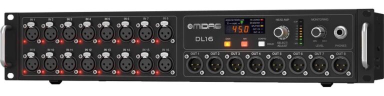 MIDAS DL16 Stage Box de 16 entradas y 8 salidas