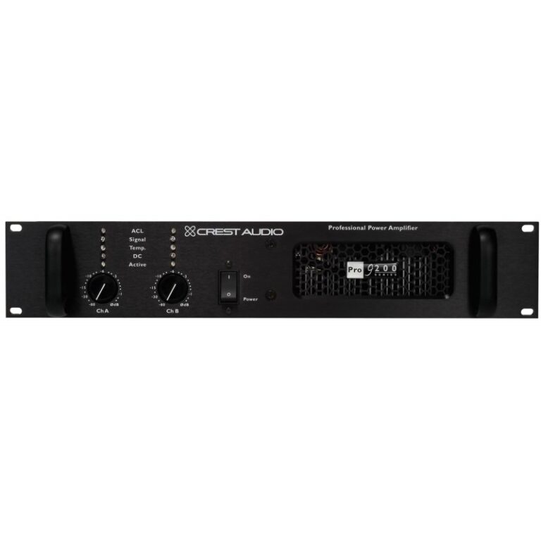 PRO-8200 | CREST AUDIO | POWER STEREO 1450 W. 4 OHM. "CREST AUDIO ...
