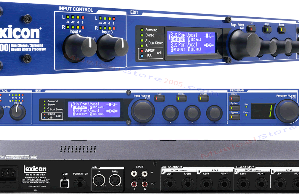 MX-400V | LEXICON | Procesador de efectos - Ultramar Audio