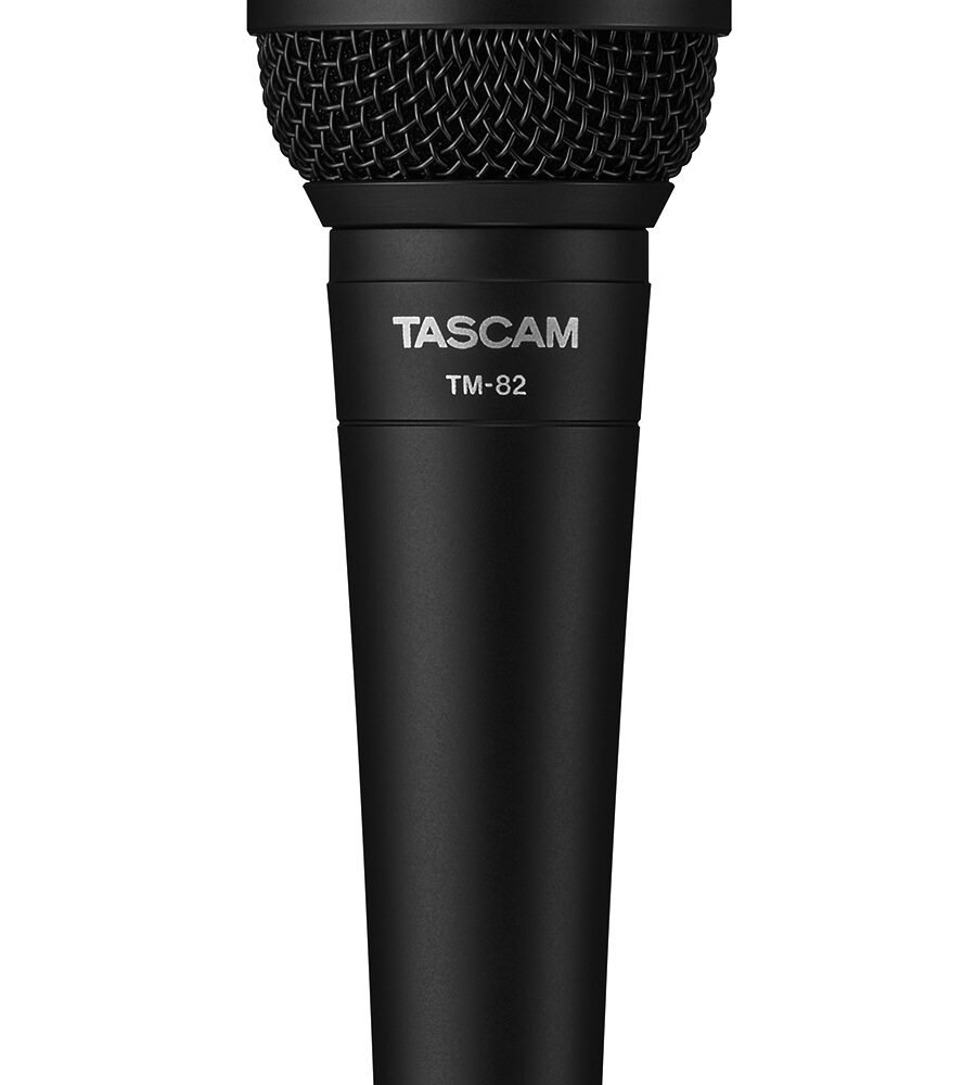 TM-82 | Tascam | Micrófono dinámico para grabación de voces e ...