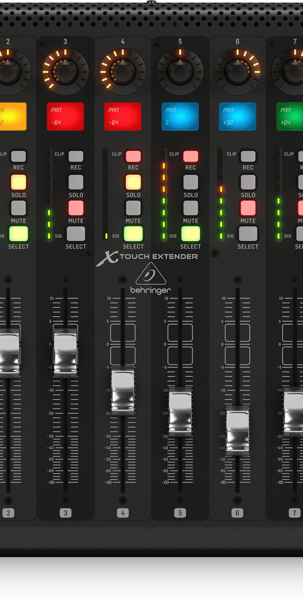 X-TOUCH EXTENDER | BEHRINGER | Superficie de control con 8 faders de ...