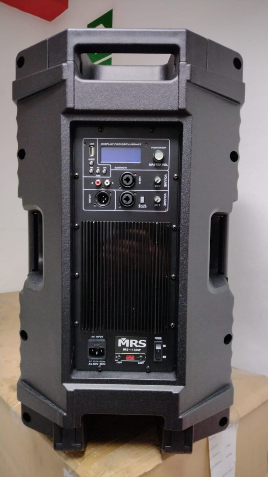 MRS MRS-115DSP Caja Amplificada C/DSP 1400W, BT, LF 15", HF 1.35 ...