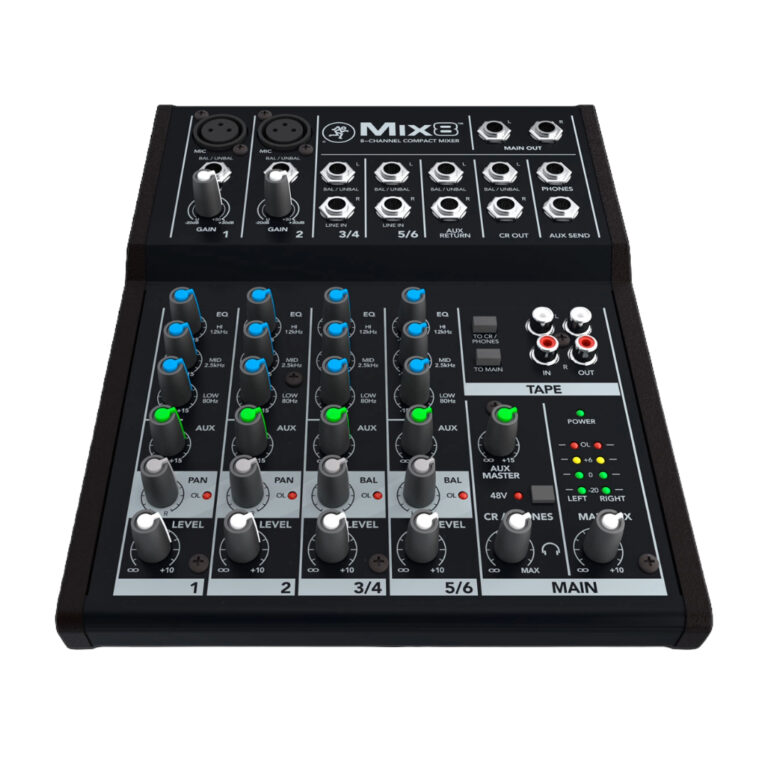 Mackie MIX8 Mezclador Compacto de 8 canales