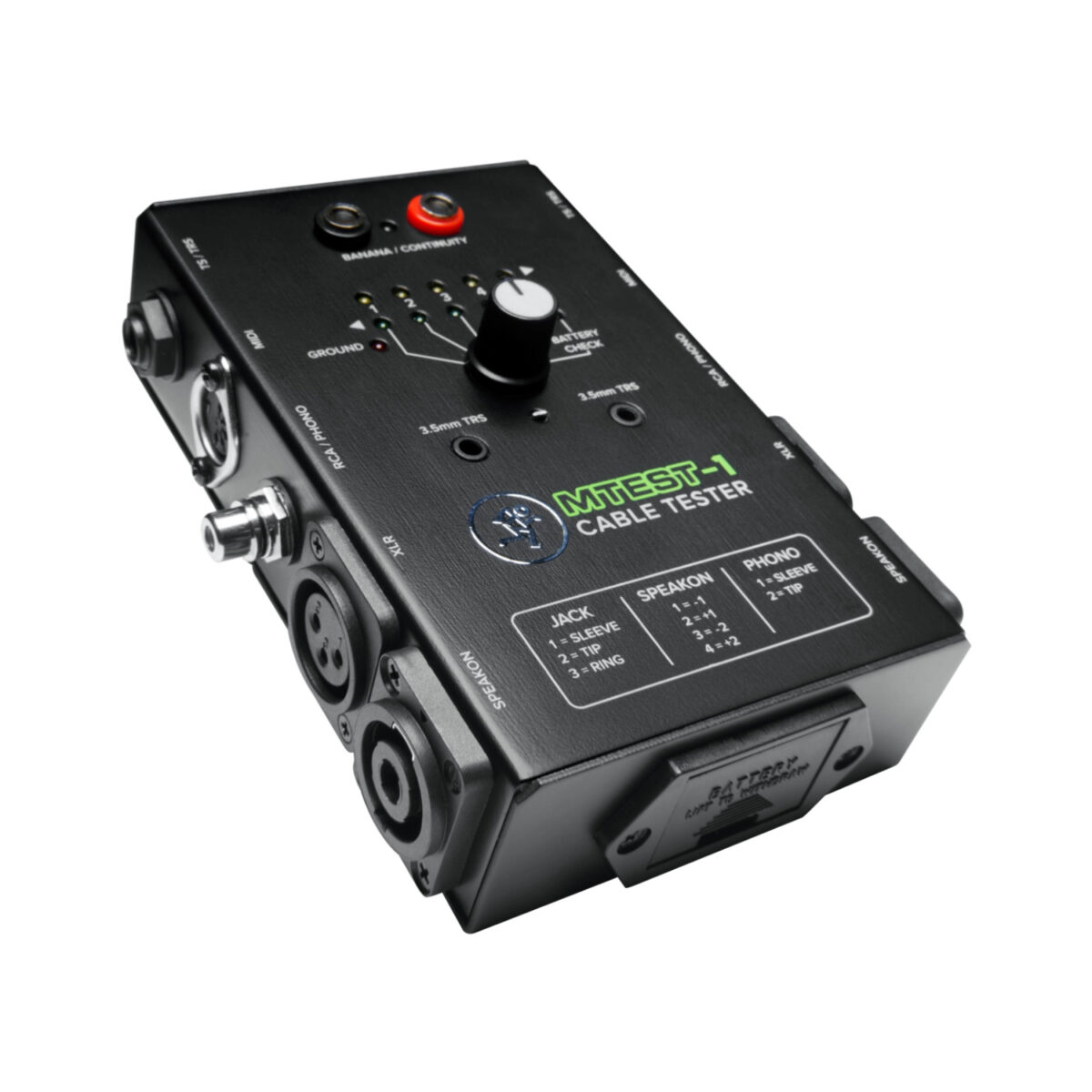 Mackie MTEST-1 Probador de Cables