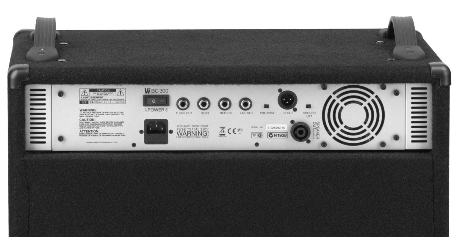 Warwick BC300 Amplificador para bajo eléctrico 300W 1x15.