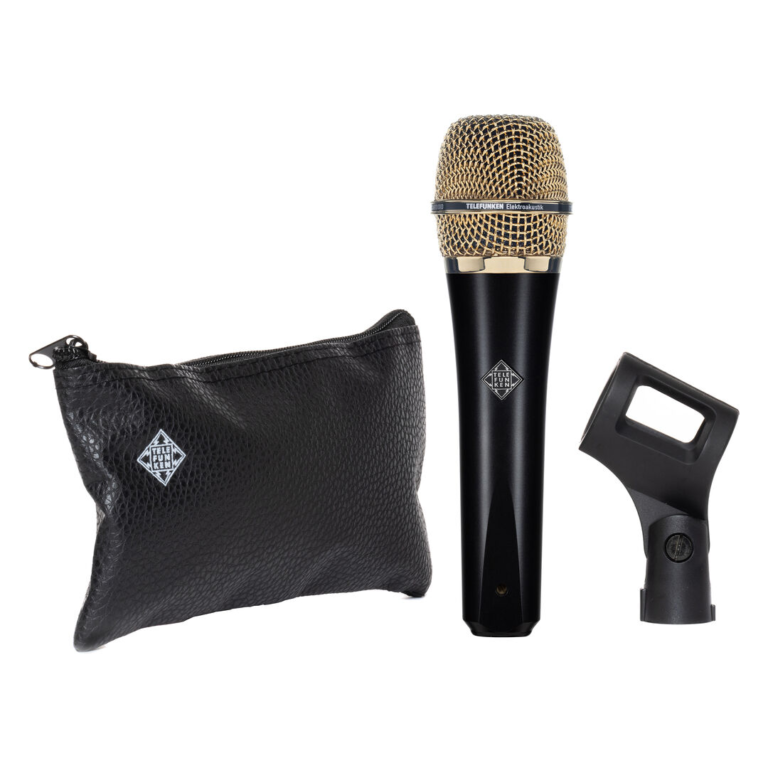 Telefunken Elektroakustik M80 Negro/Dorado Micrófono Dinámico