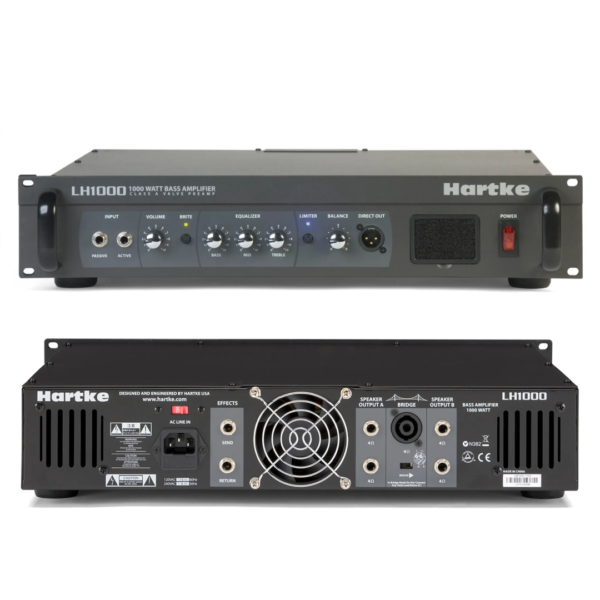Hartke LH1000 Amplificador de bajo de 1000W con preamplificador de ...